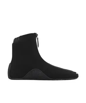 Alaïa Square-toed High-top Casual Zip-up Boots