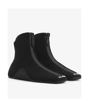 Alaïa Square-toed High-top Casual Zip-up Boots
