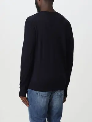 BALLANTYNE V-neck Wool Jumper - Black