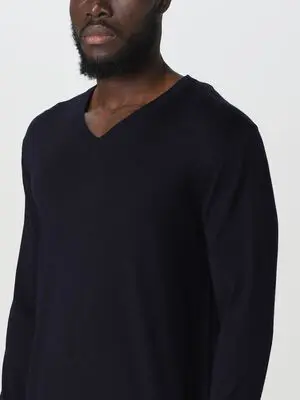 BALLANTYNE V-neck Wool Jumper - Black
