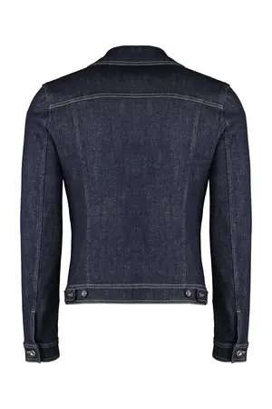 Dolce & Gabbana Heraldic Patch Denim Jacket - No