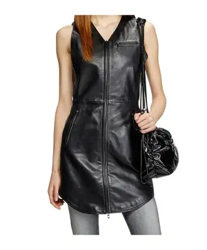 DIESEL® L-ilith Zipped Mini Dress