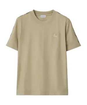 Burberry Logo Embroidered T-shirt - Lark