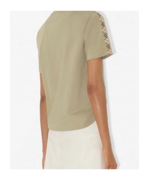 Burberry Logo Embroidered T-shirt - Lark