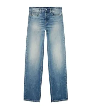 DIESEL® 2001 D-macro Wide Leg Jeans - Medium Blue