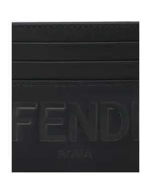 Fendi Debossed Logo Cardholder