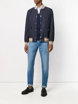 Brunello Cucinelli Straight Leg Jeans - Blue
