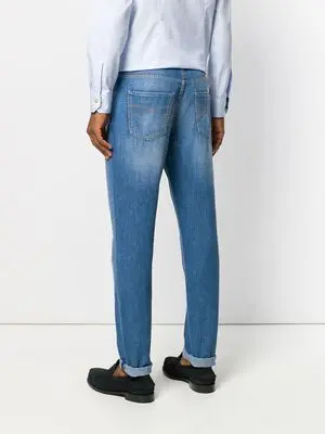 Brunello Cucinelli Straight Leg Jeans - Blue