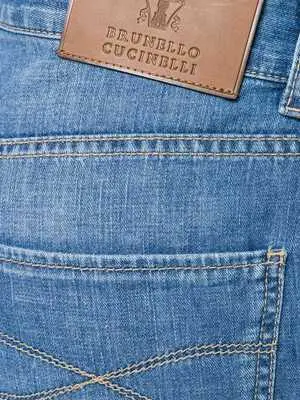 Brunello Cucinelli Straight Leg Jeans - Blue