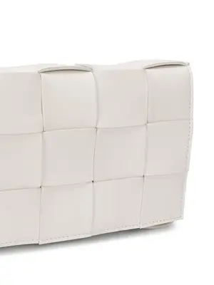 Bottega Veneta Cassette Shoulder Bag - White