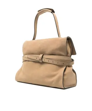 Moschino Flap Shoulder Bag - Beige