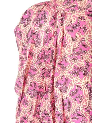 Isabel Marant Étoile Long Puff-sleeved Floral Blouse