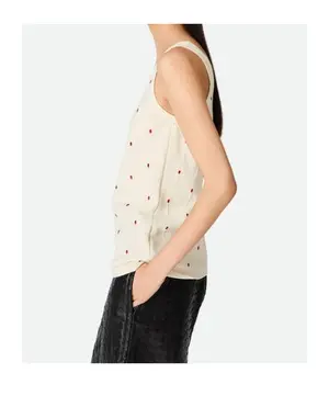 Bottega Veneta Embroidered Matches Tank Top