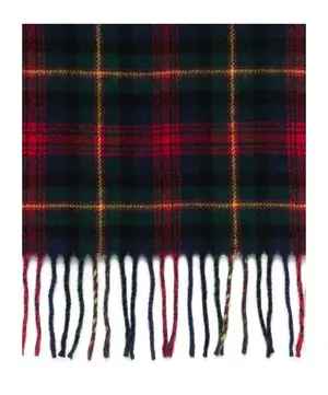 Polo Ralph Lauren Fringed Edge Checked Scarf - Black