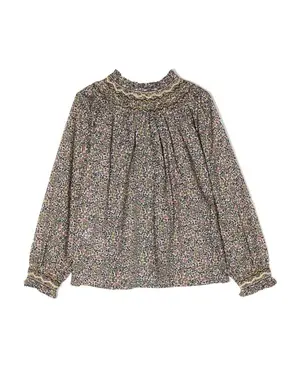 Bonpoint Teen Floral-print Wide-sleeved Blouse