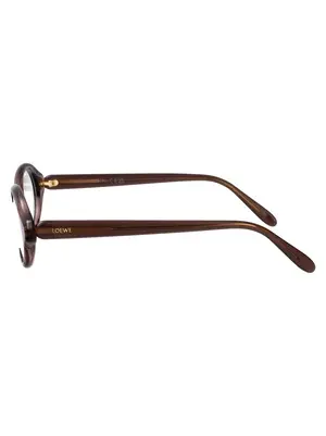Loewe Oval Frame Eyeglasses - Brown