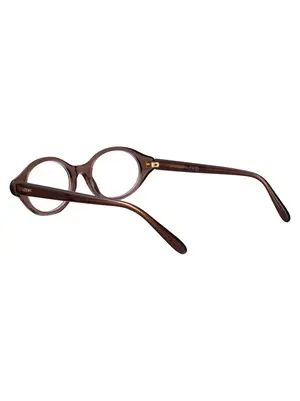 Loewe Oval Frame Eyeglasses - Brown