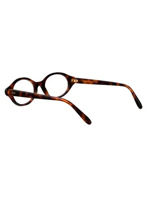 Loewe Oval Frame Eyeglasses - Brown