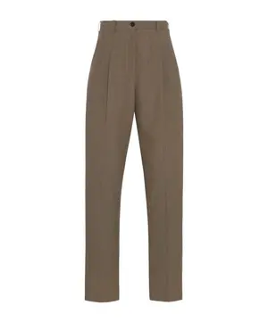 THE ROW Bryce Trousers In Wool And Silk