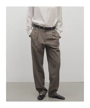 THE ROW Bryce Trousers In Wool And Silk