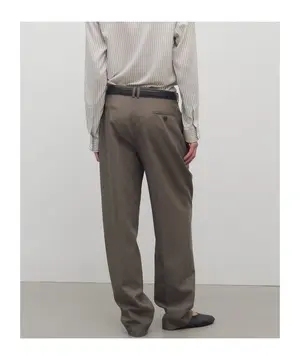 THE ROW Bryce Trousers In Wool And Silk