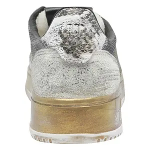AUTRY Snakeskin-panelled Leather Sneakers