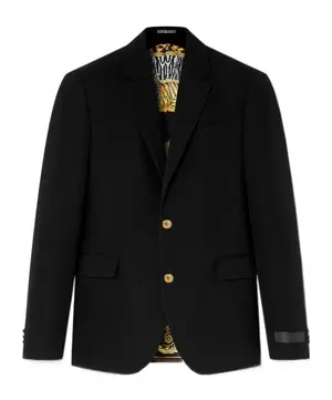 Versace Notched Lapel Blazer