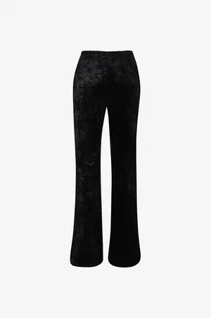 Saint Laurent Wide-leg Velvet Trousers