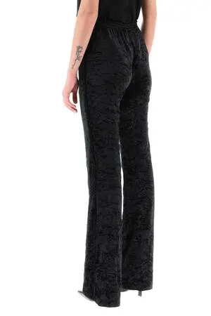Saint Laurent Wide-leg Velvet Trousers