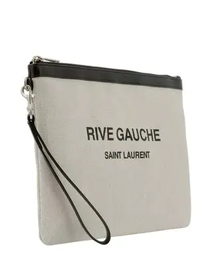 Saint Laurent Rive Gauche Pouch - Nude