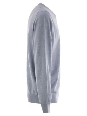 Brunello Cucinelli Crewneck Knitted Jumper - Gray