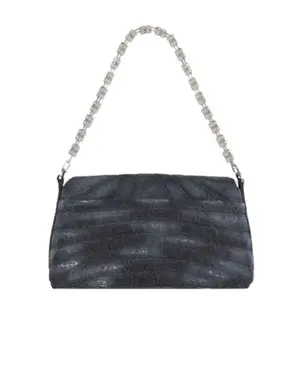 Givenchy 4g Plaque Quilted Denim Small Shoulder Bag