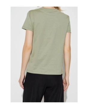 Max Mara Papaia Embroidered Logo Crewneck T-shirt - Green
