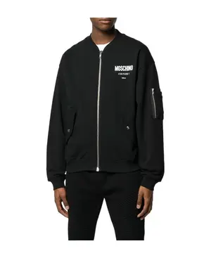 Moschino Detail Zip-up Bomber Jacket