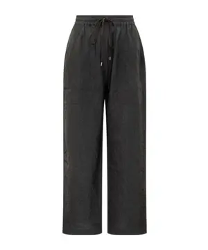 Studio Nicholson Drawstring Straight-leg Trousers - Black