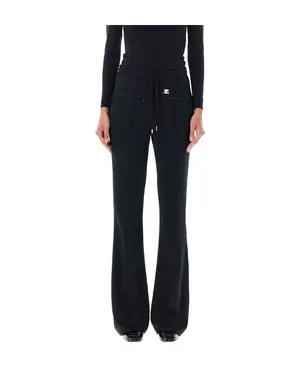 COURREGES Courrèges Interlock Drawstring Bootcut Pants