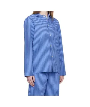 TEKLA Striped Pajama Shirt
