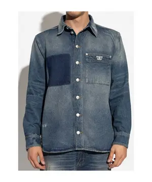 MISBHV Buttoned Long-sleeved Denim Shirt