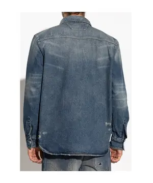 MISBHV Buttoned Long-sleeved Denim Shirt