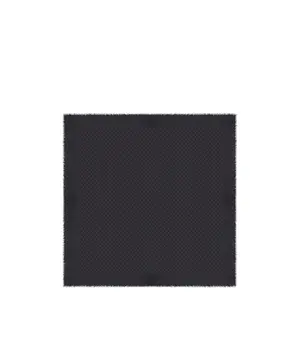 Gucci Gg Silk Wool Lamé Shawl - Black
