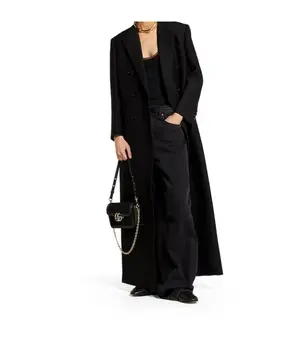 Gucci Gg Crêpe Double-breasted Coat