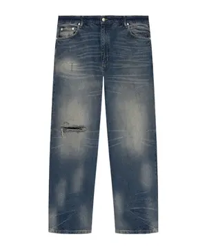 Misbhv Light Wash Bottoms For Men