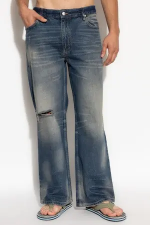 MISBHV Faded Distressed Denim Trousers
