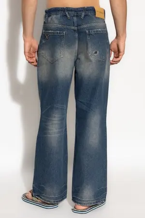 MISBHV Faded Distressed Denim Trousers