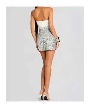 Retrofete Katalina Sequined Mini Dress