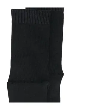 MAISON MARGIELA Split Toe Ribbed Socks - Black