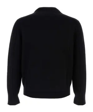 Zegna Crewneck Knitted Jumper - Black