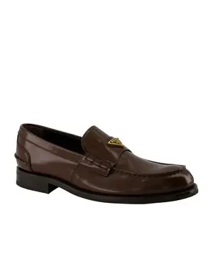 Prada Slip-on Suede Loafers