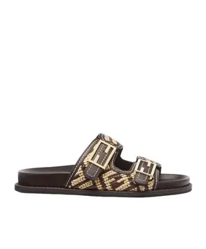 Fendi Embroidered Sandals For Women