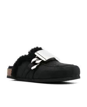 J.W.ANDERSON Open-heeled Mules With Chain Detailing